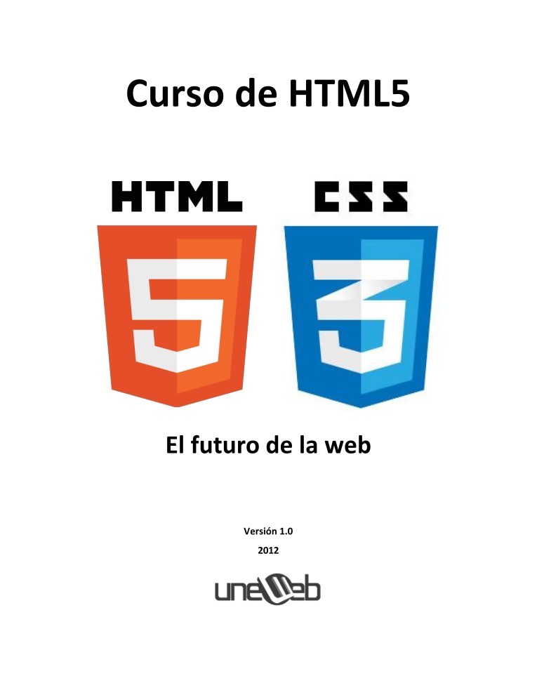 PDF de programación - Curso de HTML5